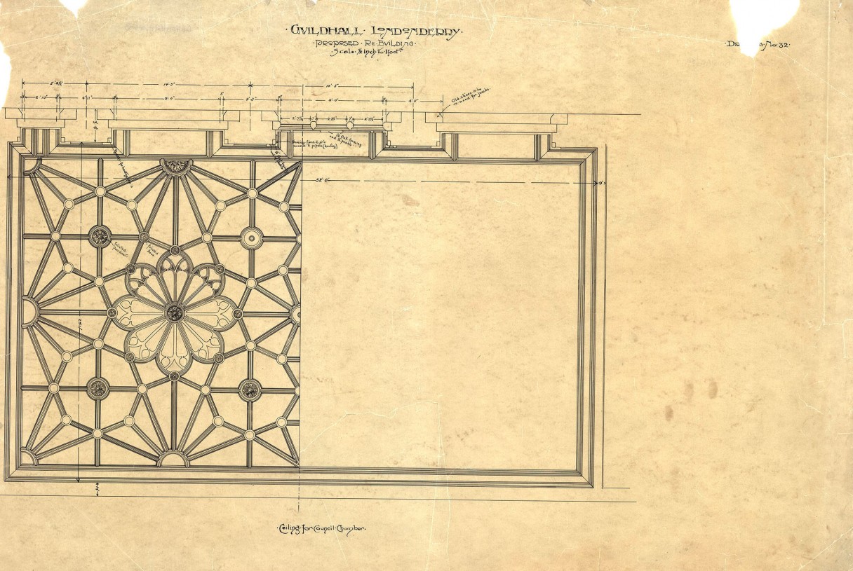 The Guildhall (56) – Council Chamber Ceiling | The Built Architectural ...
